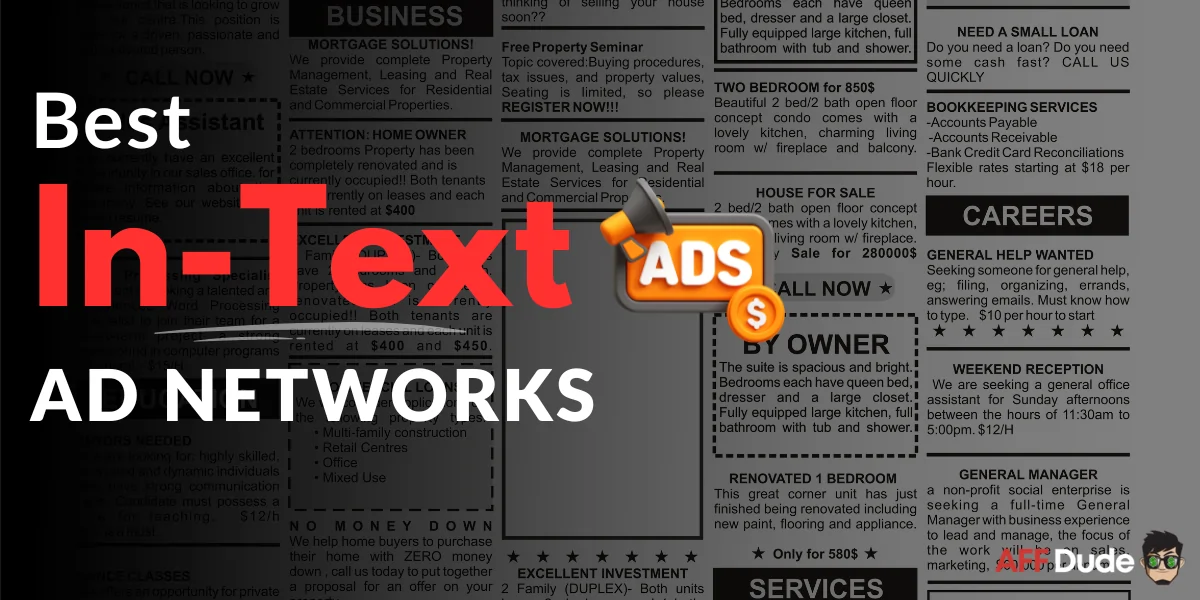 9+ Best In-Text Ad Networks | Turn Text into CASH